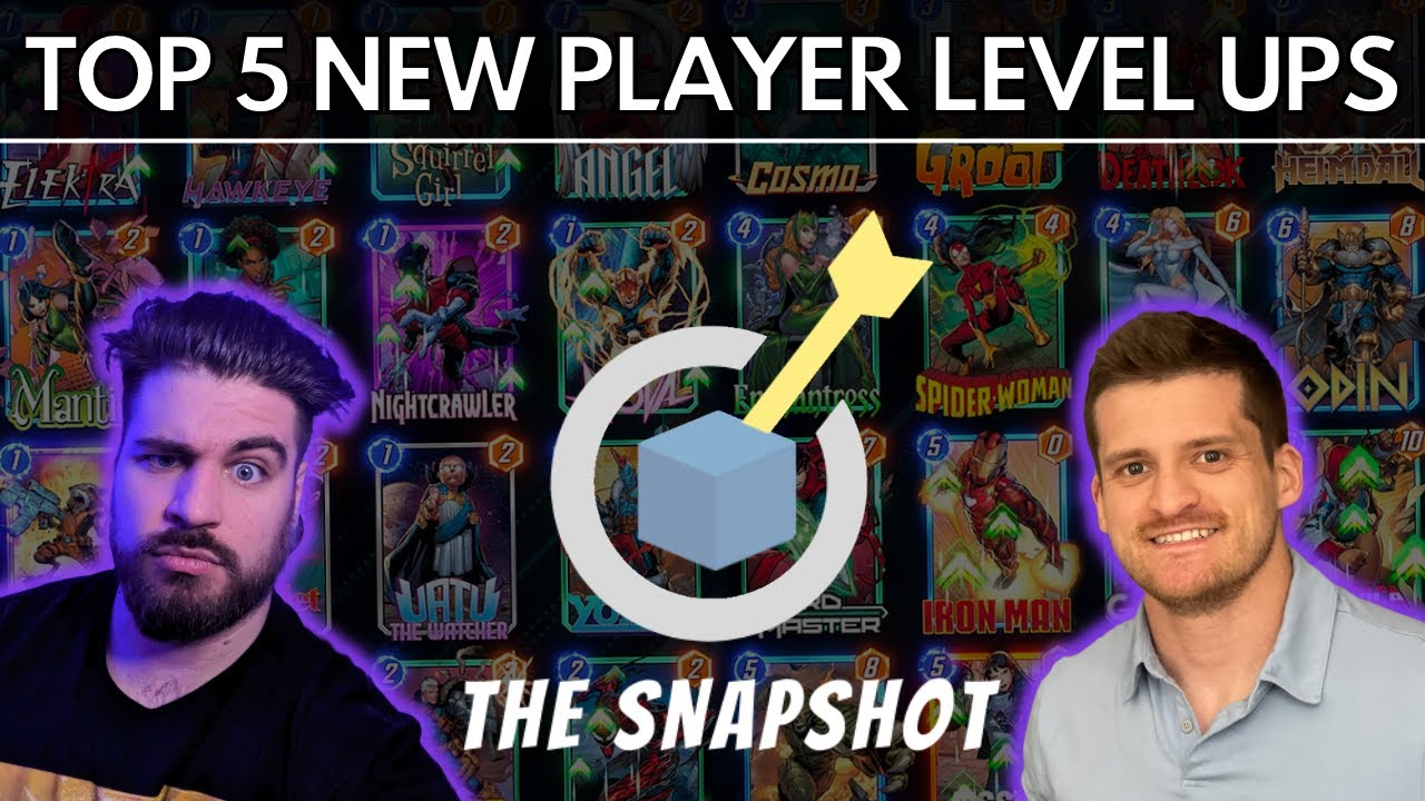 Top 5 New Player Level Ups | The Snapshot Episode 1 | Marvel Snap ...