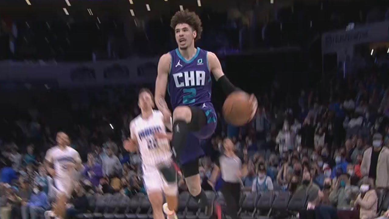 LaMelo Ball Through Legs Lob to Miles Bridges! 2021-22 NBA Season - YouTube