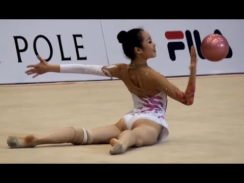Rhythmic gymnastics of Kim Hee-Ryeong #Female Stars #Ball Games #Slow motion #Perfect Body #Hot Body
