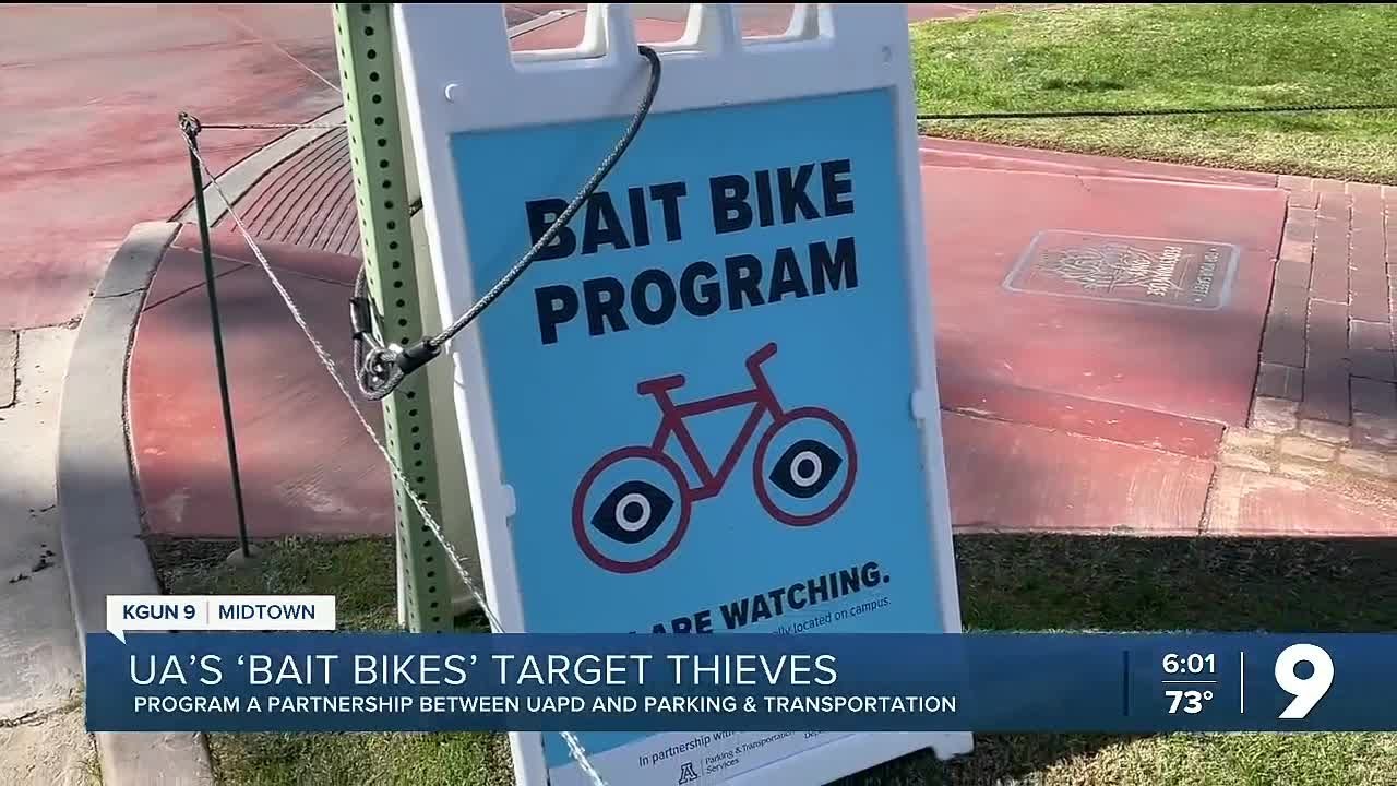 'We're watching': UArizona police using 'bait bikes' to deter thieves - YouTube