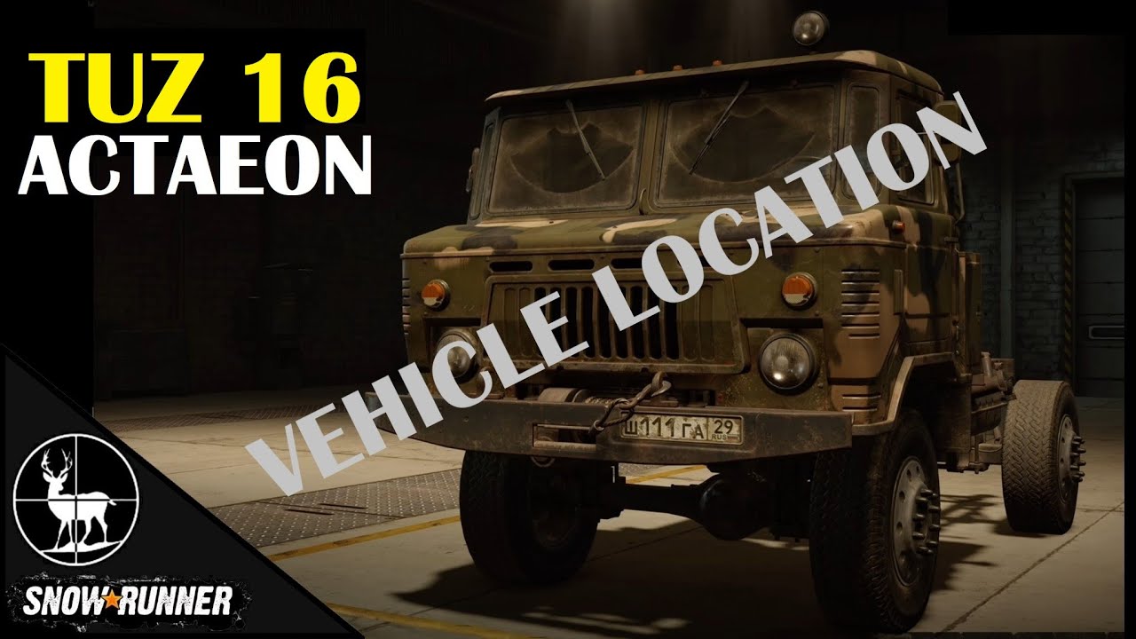 How To Unlock TUZ 16 ACTAEON (Lake Kovd DLC) SNOWRUNNER Vehicle ...