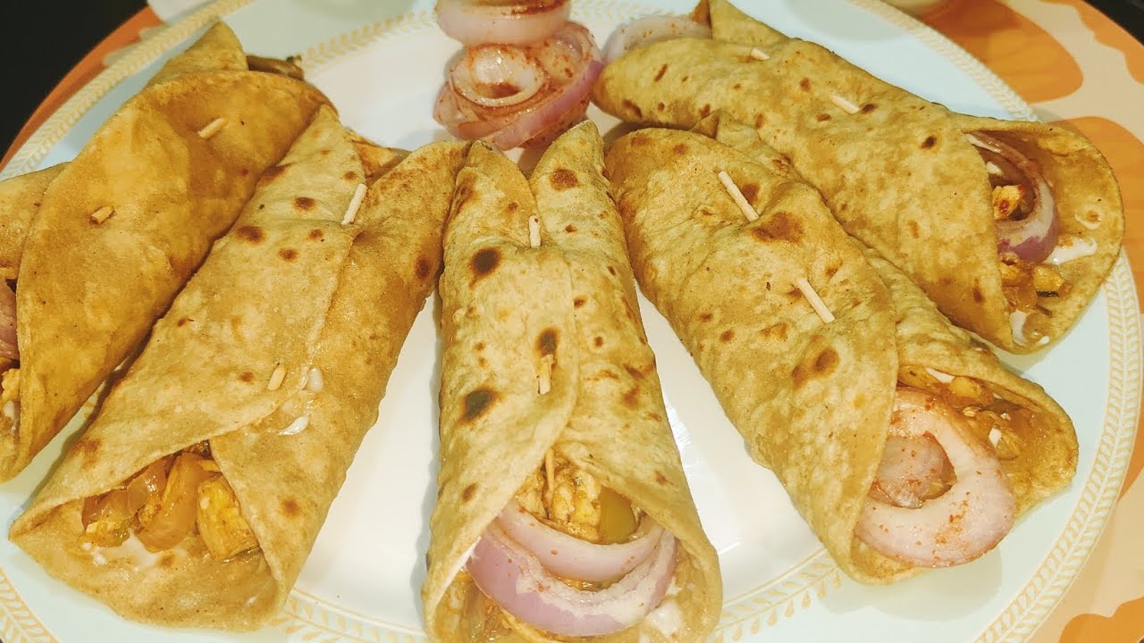 BUTTER CHICKEN ROLL RECIPE / PERFECT CHICKEN ROLL RECIPE / SIMPLE AND ...