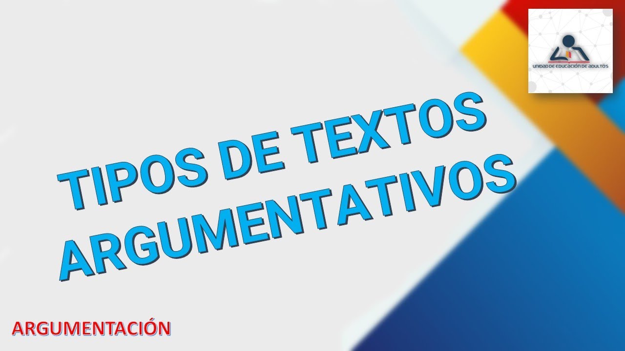 TIPOS DE TEXTOS ARGUMENTATIVOS - YouTube