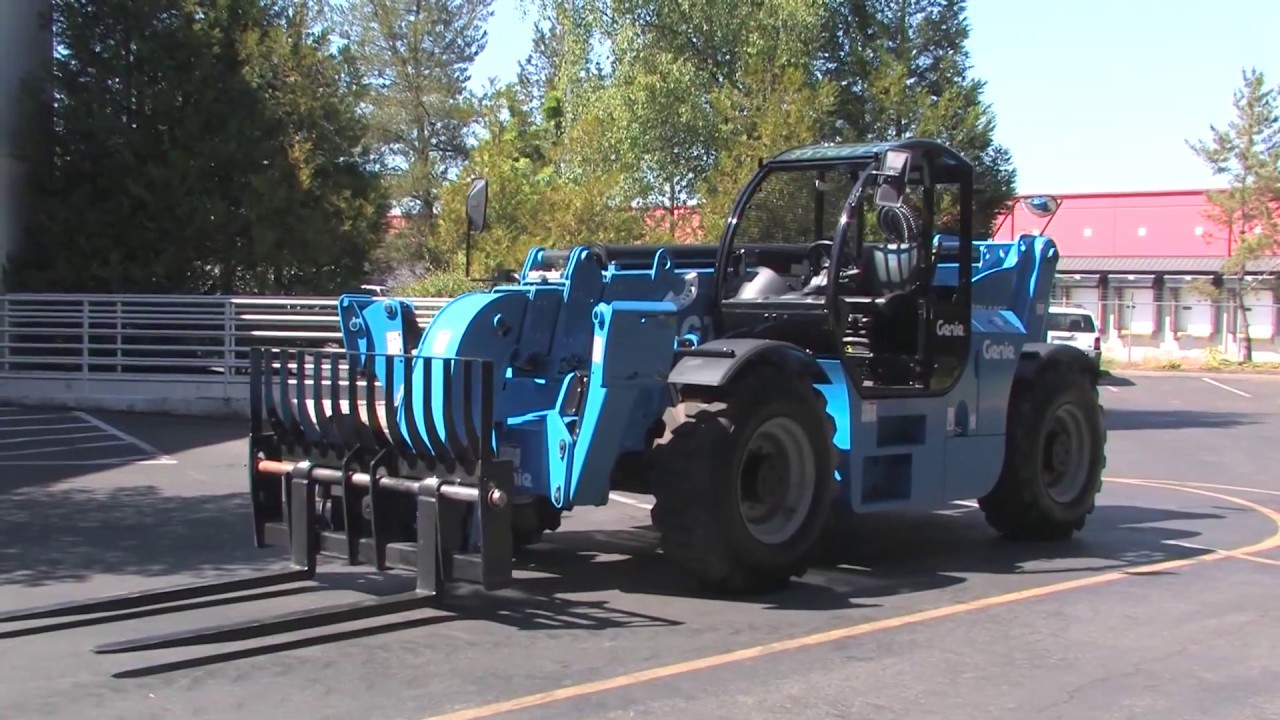 Genie Telehandler Product Walk Around (GTH-1256) - YouTube