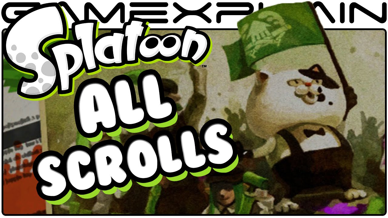 Splatoon - All 27 Sunken Scrolls - YouTube