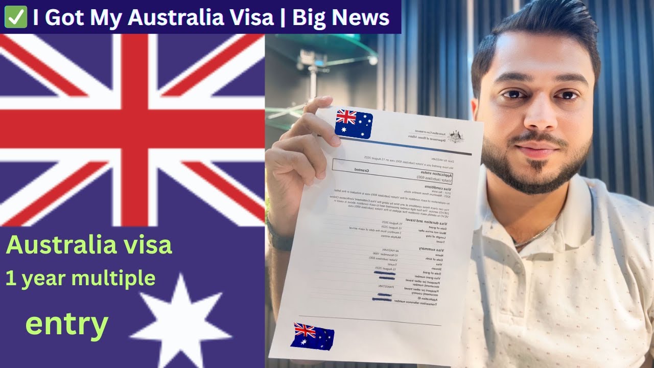 Finally Got My Australia Visit Visa 1 year multiple entry | Australia ...