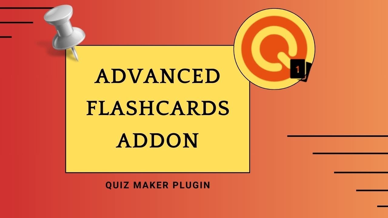 Advanced Flashcards Addon for Quiz Maker Plugin - YouTube