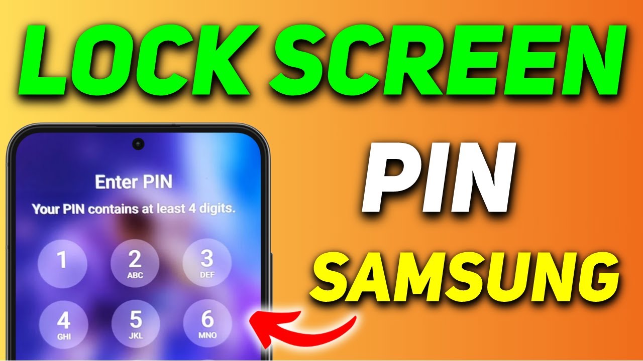 How to Set Lock Screen Pin in Samsung Galaxy M35 | Samsung Lock Screen ...