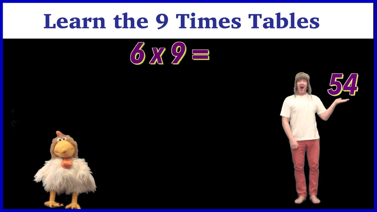 9 x Table Made EASY With Funny Jingle Jeff Times Tables Song - YouTube