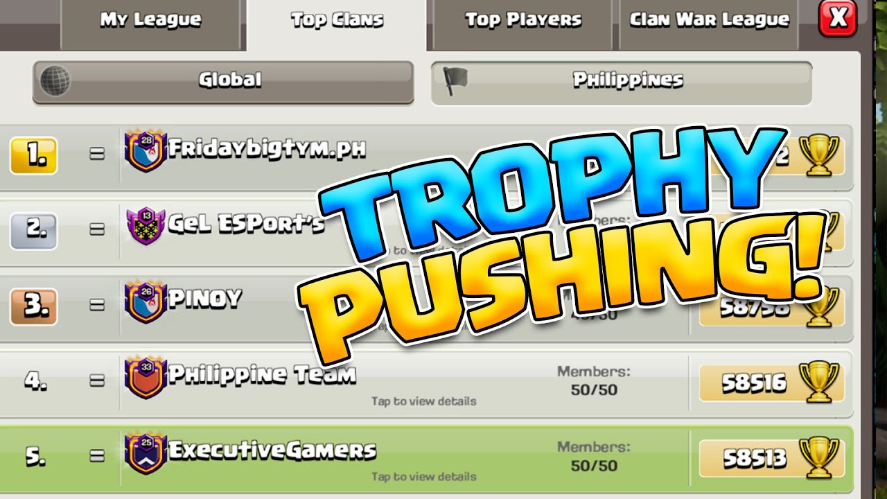 Trophy push attempt [Filipino] - YouTube