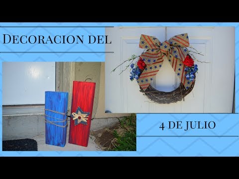 Decoraciones de ultimo minuto para el 4 de Julio/ Sencishito