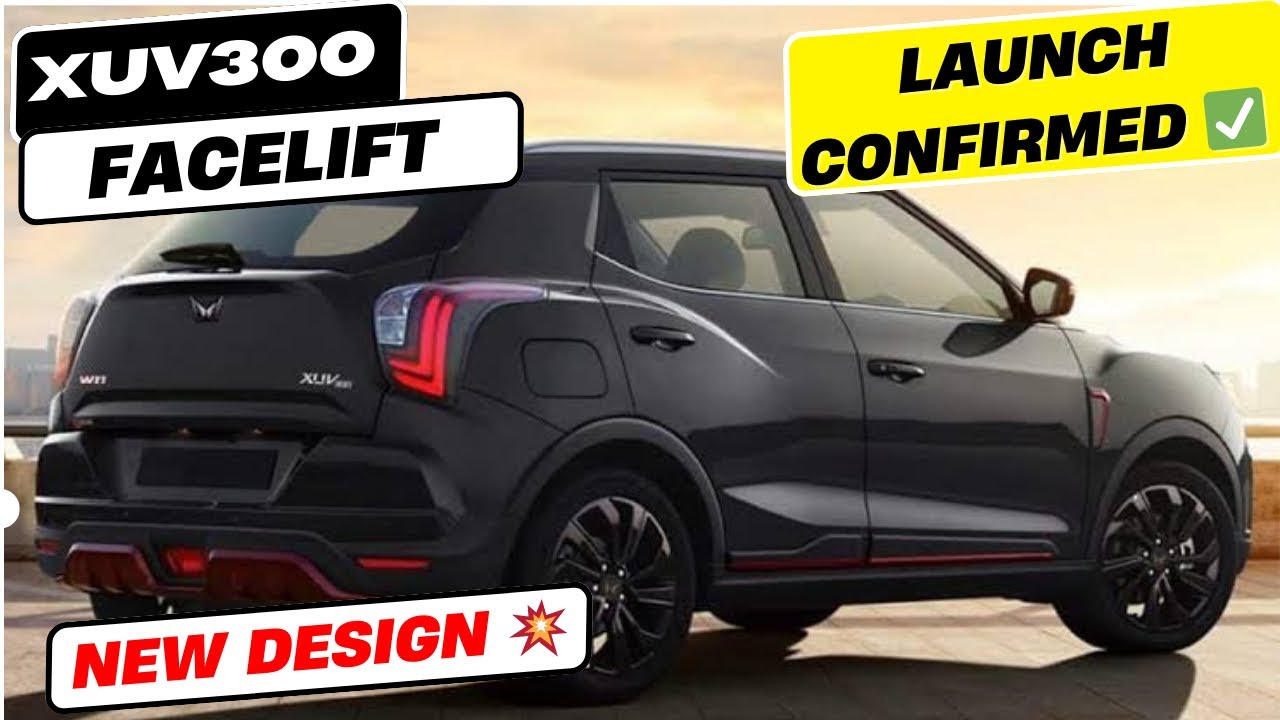 Mahindra XUV 300 facelift 💥😍launch confirmed new Front and rear design ...