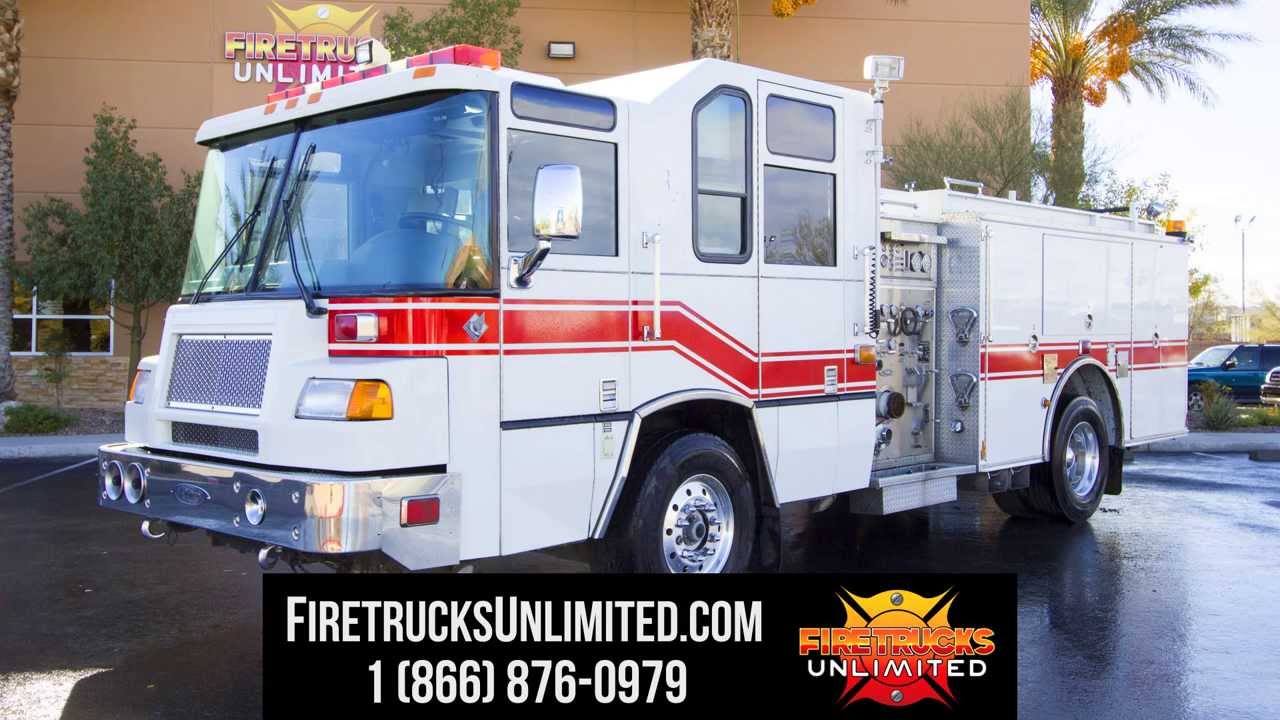Pierce Quantum For Sale | Firetrucks Unlimited - YouTube