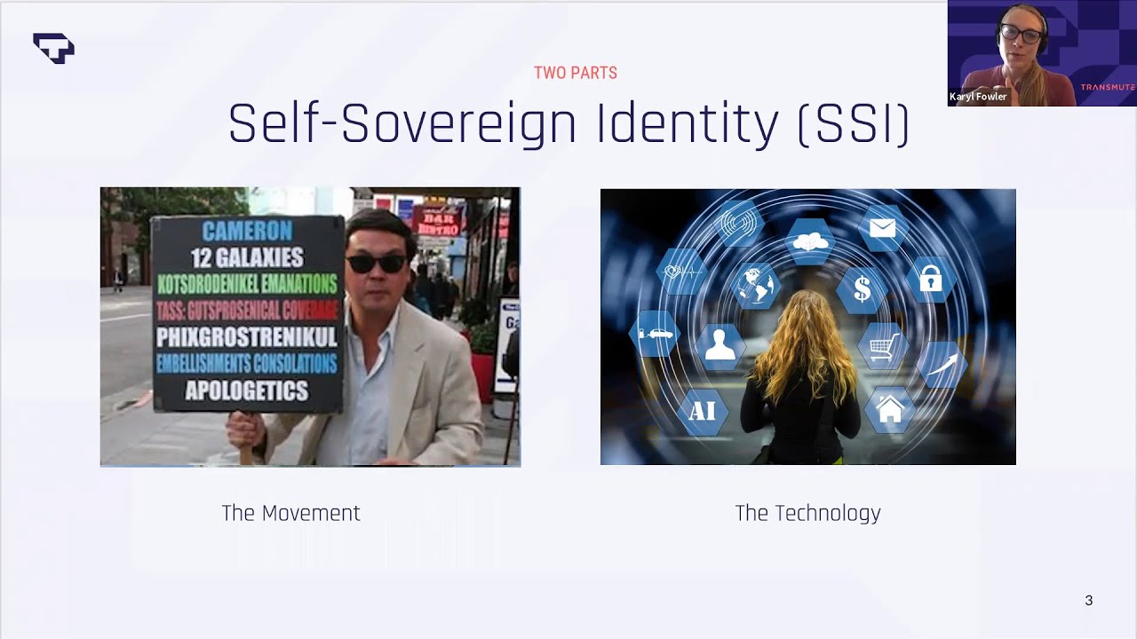 Karyl Fowler (Transmute) and Juan Caballero (DIF) present Intro to SSI ...