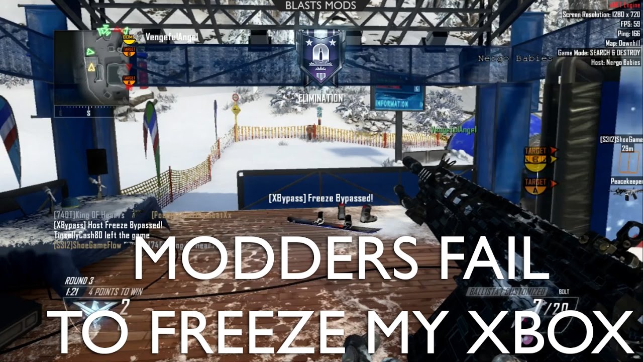 Modders try to freeze my xbox [Fail Miserably] - YouTube