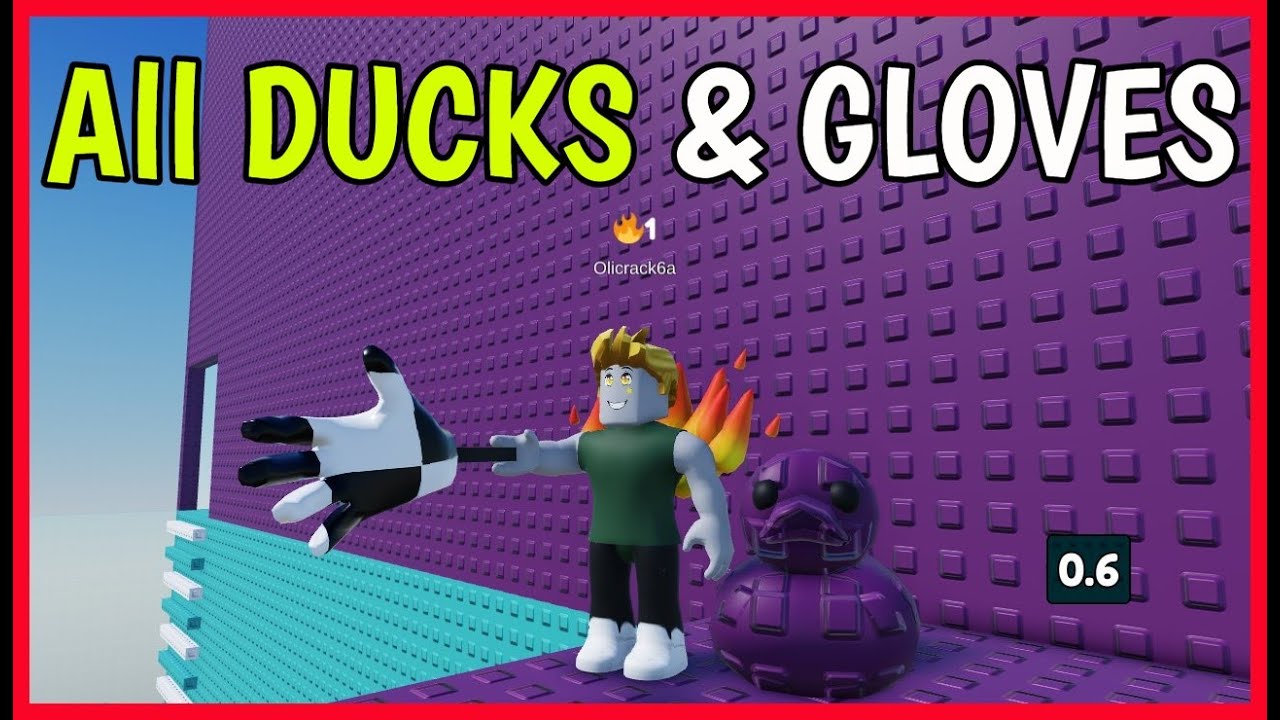 ALL DUCKS and GLOVES in IMPOSSIBLE SLAP TOWER Roblox - YouTube