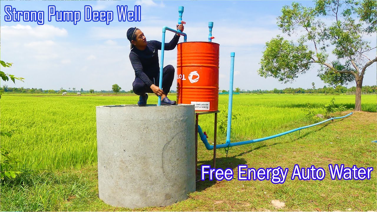 Nature Rice Field - How to make Auto Water pump for Big Rice Field ...