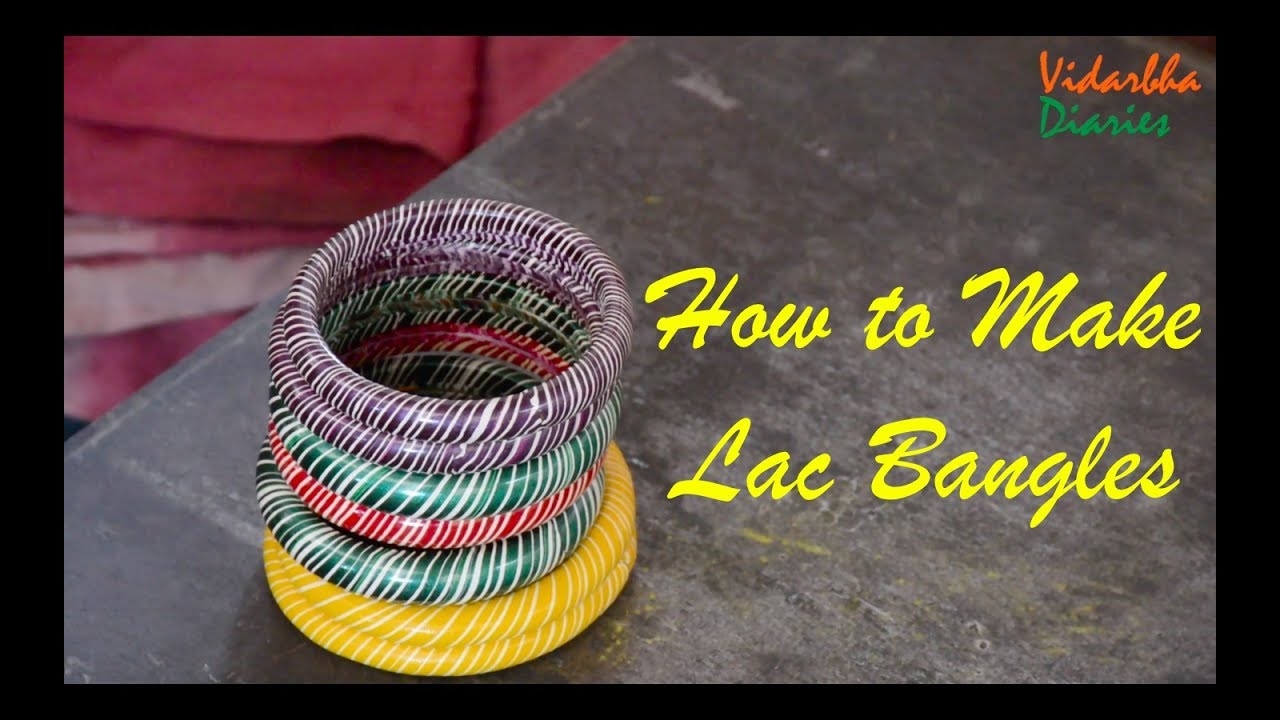 How to make Bangles from Lac | लाख की चूडी - YouTube