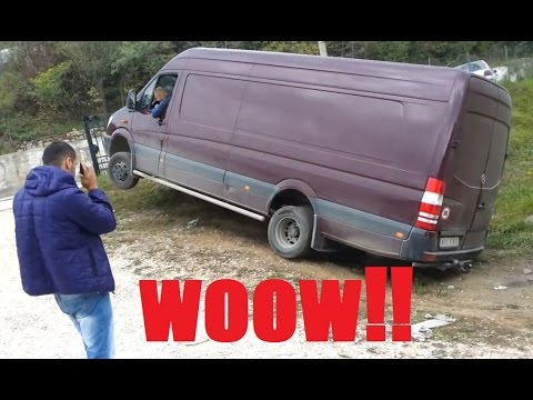 Sprinter 4x4 4matic Test. Diff lock. Diferential Sperre. - YouTube