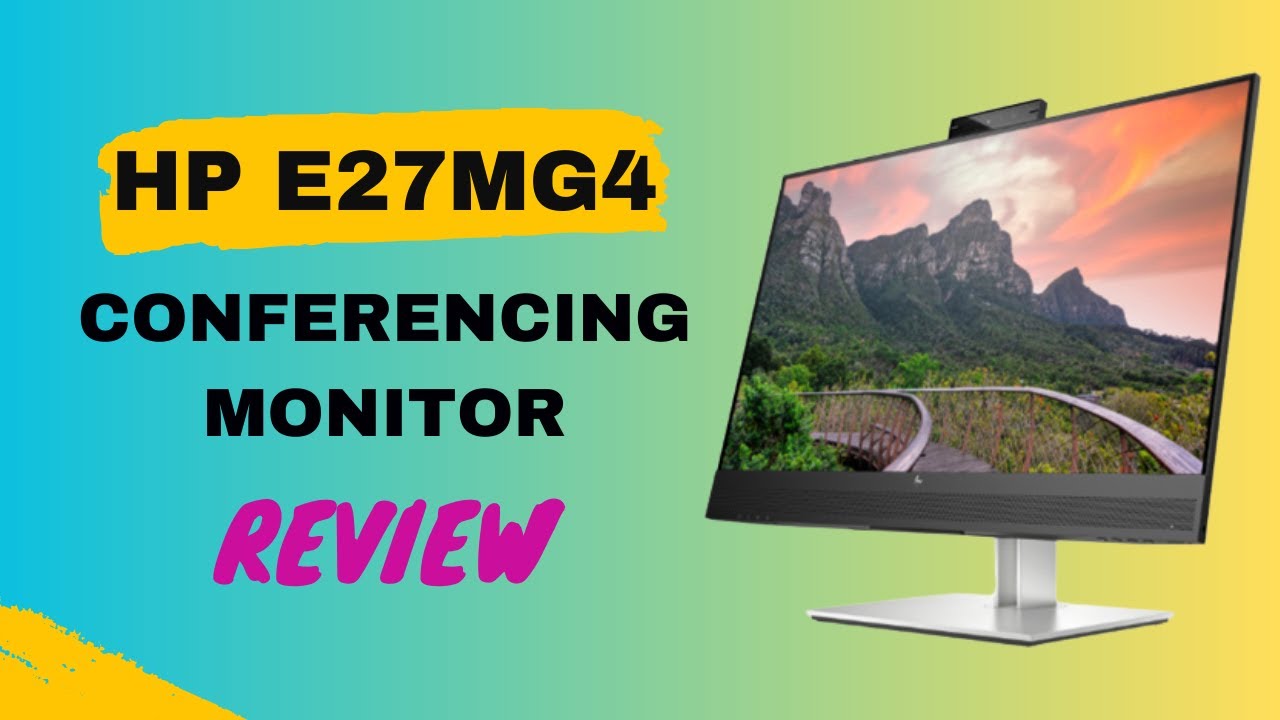 HP E27mG4 Conferencing Monitor: A Game-Changer for Meetings! - YouTube