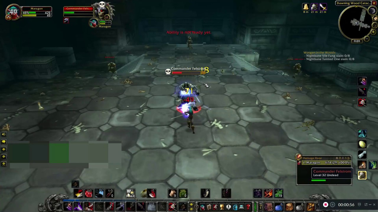 WoW Classic: Using Big Brain to Kill Commander Felstrom - YouTube