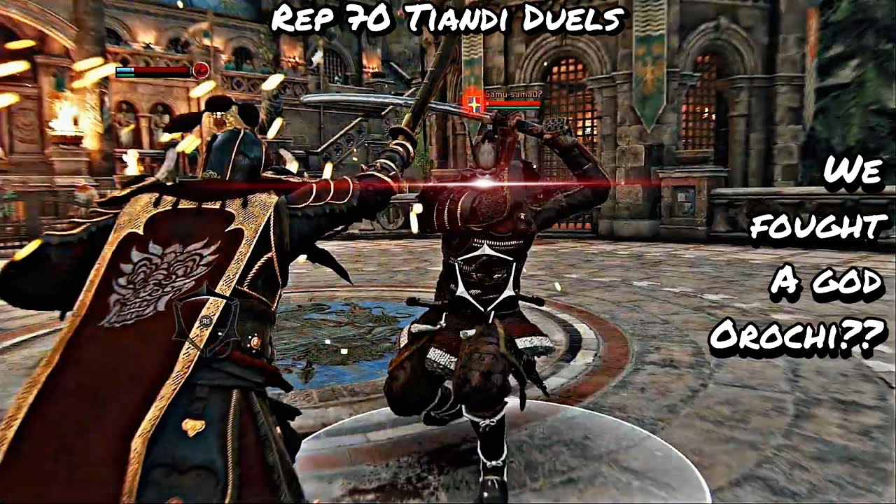 We Fought An Orochi God?? (Rep 70 Tiandi Duels) | For Honor - YouTube