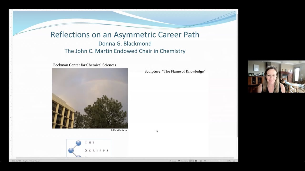 Reflections on an Asymmetric Career Path with Prof. Donna Blackmond ...