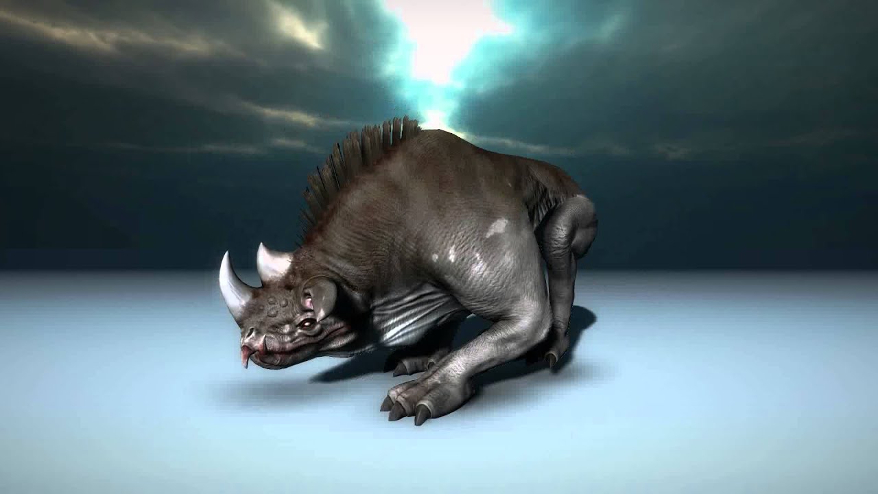 3DModels-Textures: Animated Cave Monster Character - YouTube