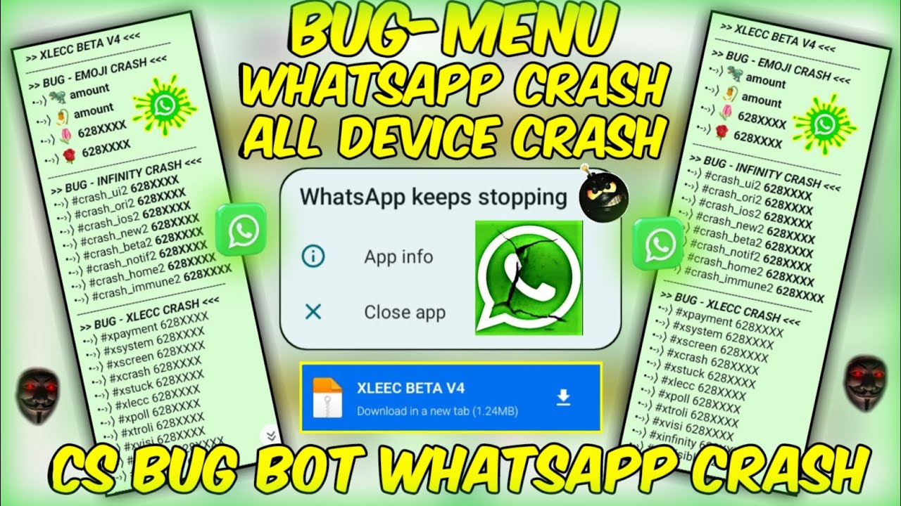 📵⚰️ Whatsapp Crash Bug Bot || All device Crash ||Whatsapp Virus 😈🐛 ...