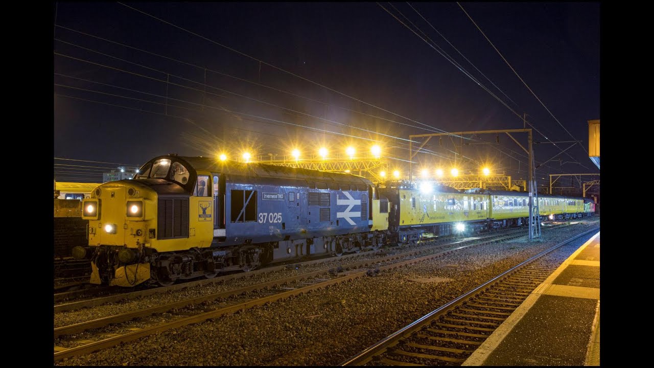 37025 "Inverness TMD" TNT 37254 "Cardiff Canton" on 1Q18 Crewe C.S L.N ...