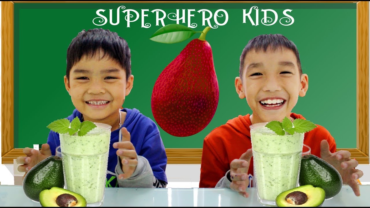 Kids Go To School Learn How To Make Avocado Juice ( Back To School ...