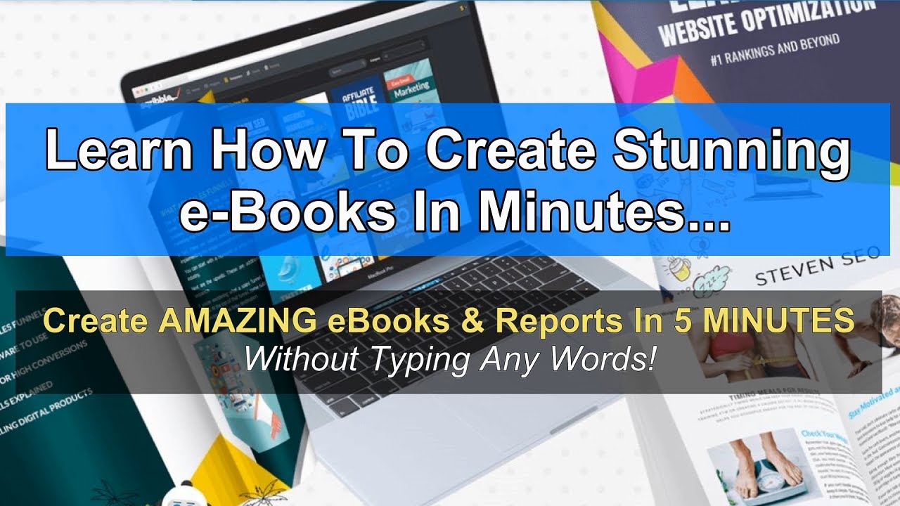 Learn How To Create Stunning e-Books In Minutes... - YouTube