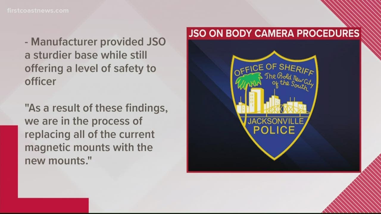 JSO to change how body cams are mounted on officers - YouTube