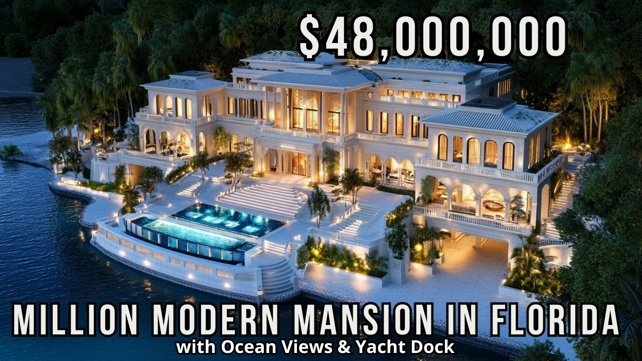 Inside the Ultimate $48 Million Modern Mansion in Florida with Ocean ...