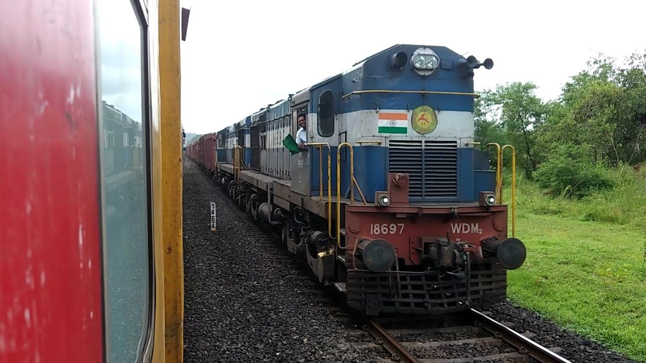 ED WDM-2 Twins With BCNA Skipping Savarda and Crossing with My 11085 ...