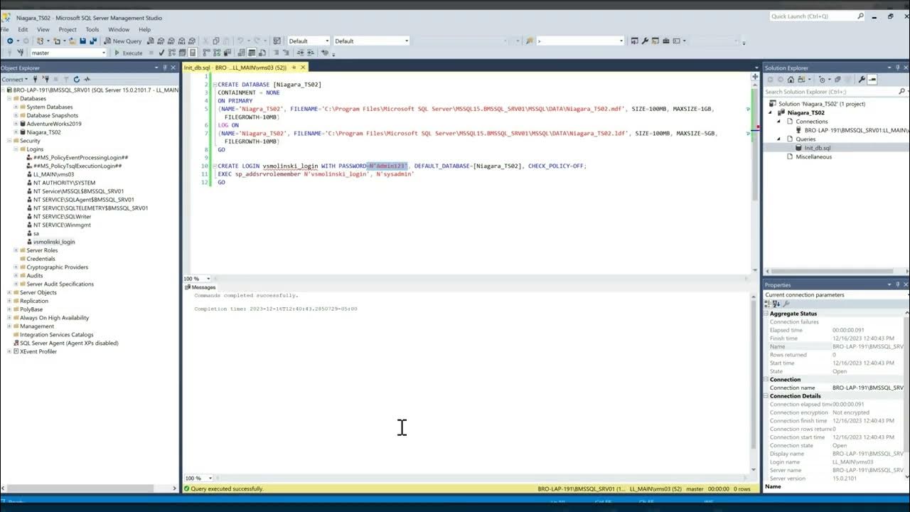 N4 to SQL Integration part1 - YouTube