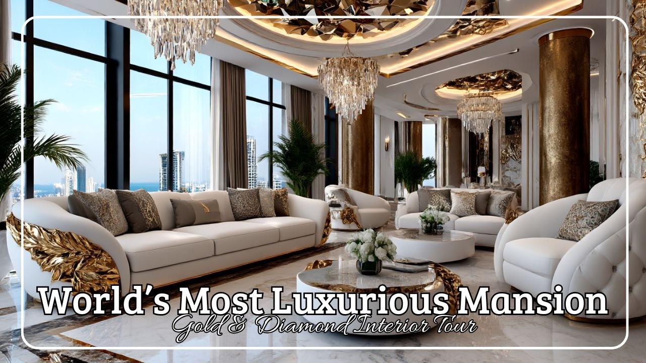 Inside the World’s Most Luxurious Diamond & Gold Home | Ultra Modern ...