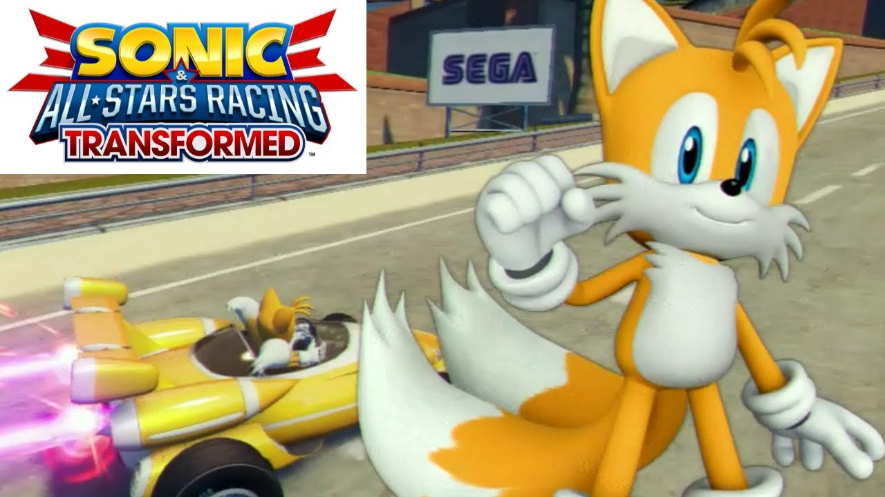 Sonic & All-Stars Racing Transformed (PS3) Tails Racing In OutRun Bay ...