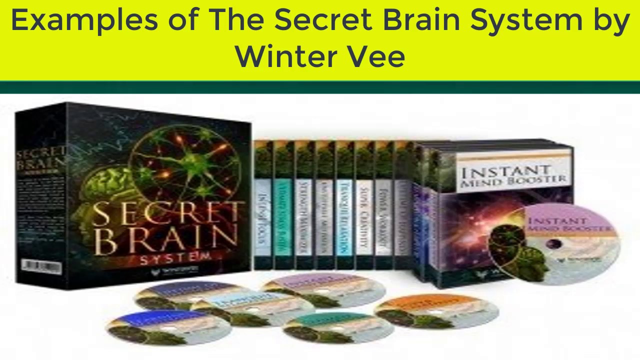 Examples of The Secret Brain System by Winter Vee - YouTube