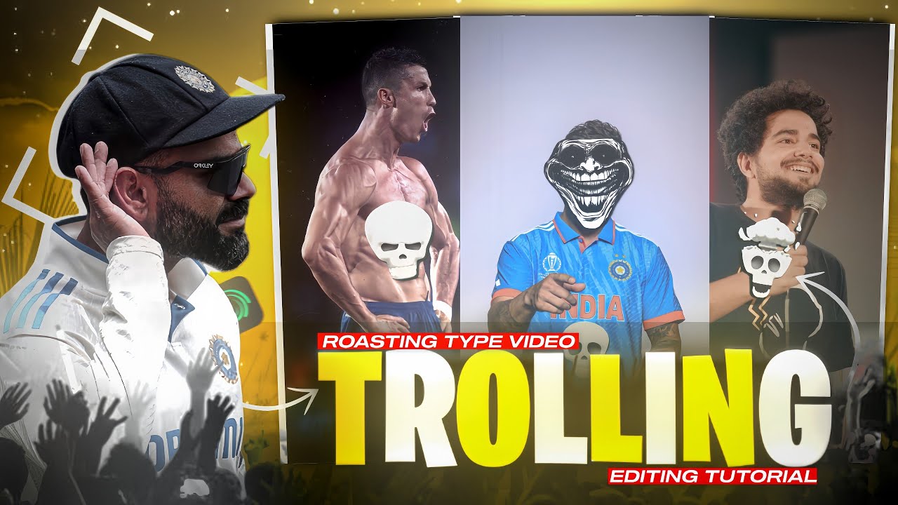 Trolling Edit In Phone 💥 | Roasting Type Video Editing Shake Full Tutorial | Dev2op - YouTube