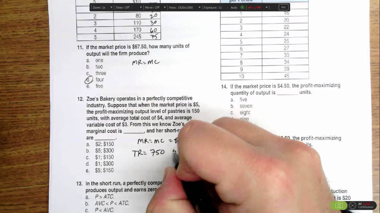 Micro Unit 5 Day 1 Problem #12 - YouTube