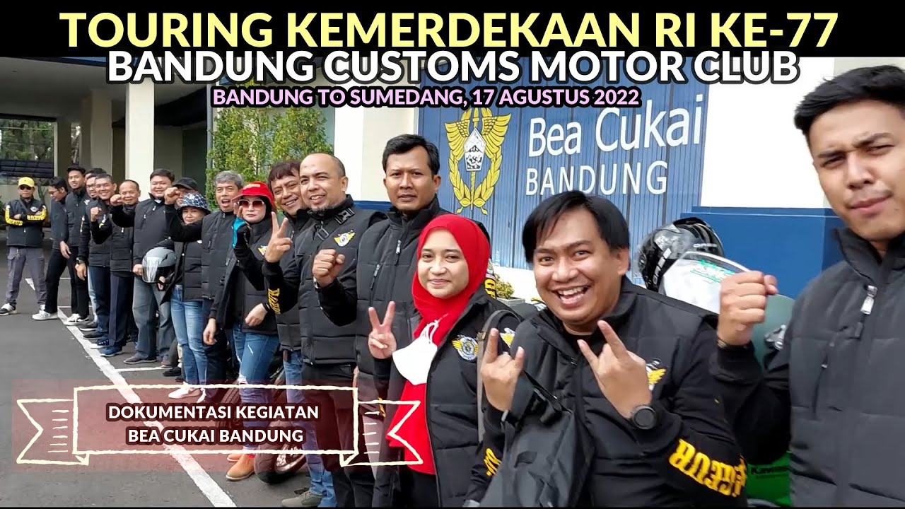 Touring Semangat Kemerdekaan bersama Bandung Customs Motor Club - YouTube