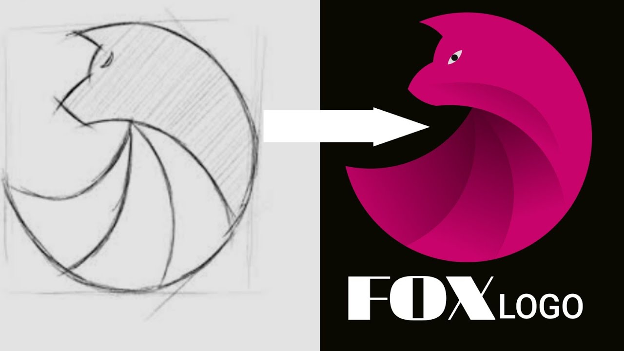 How To Make Fox Logo In CorelDraw | Logo Design | CorelDraw Tutorial ...