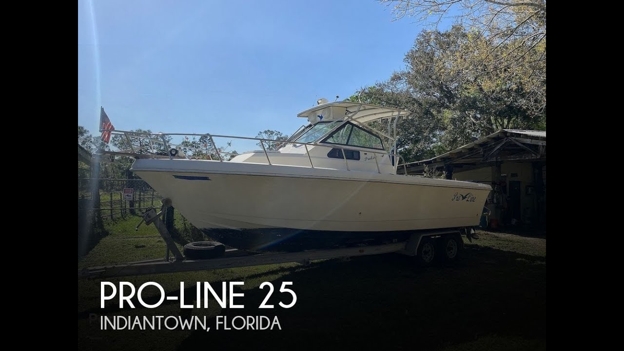[UNAVAILABLE] Used 1988 Pro-Line 25 in Indiantown, Florida - YouTube