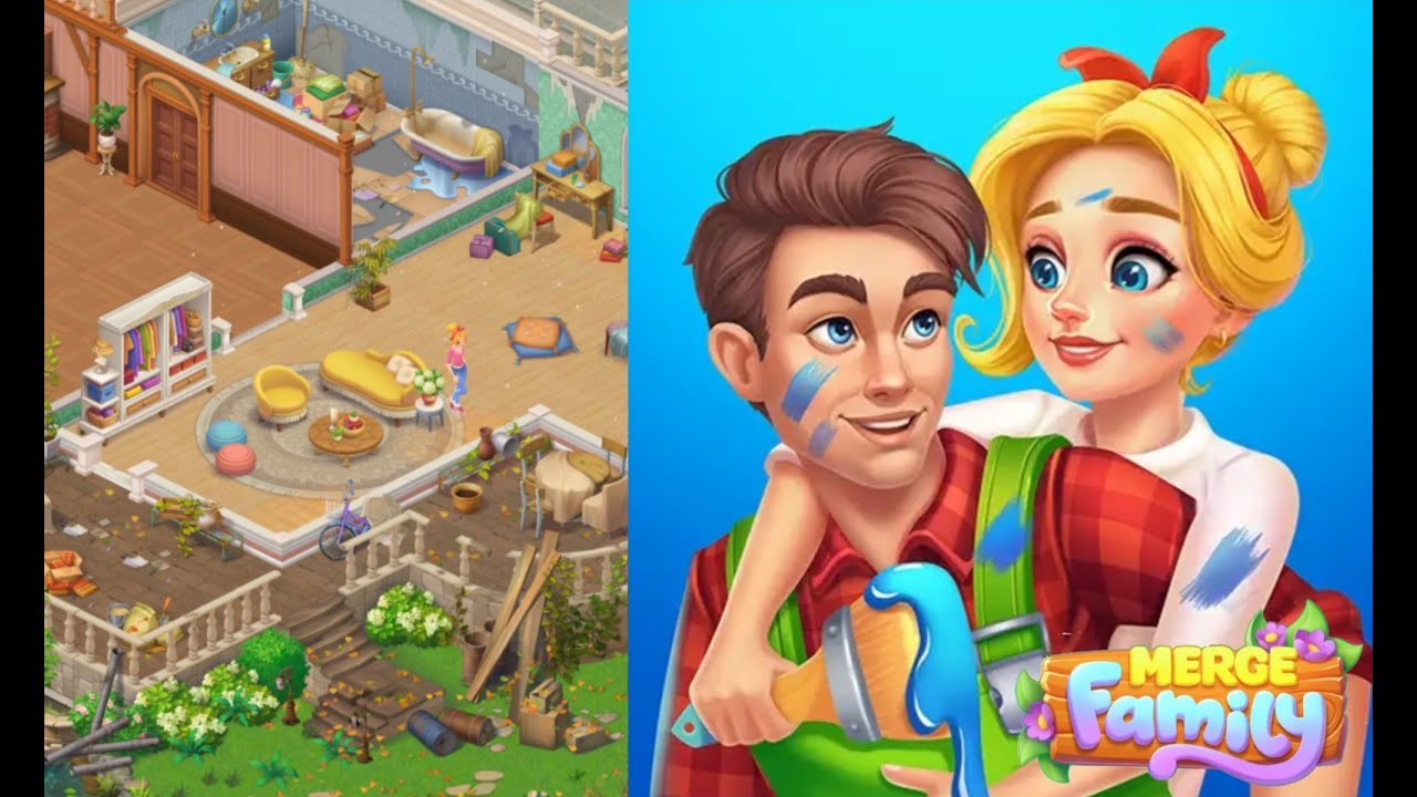 Merge Family🧁🍰 Level 22 Part 44🍫☕️ - YouTube