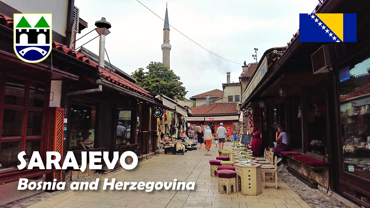 Sarajevo, Bosnia and Herzegovina. A walk in Baščaršija, the old town ...
