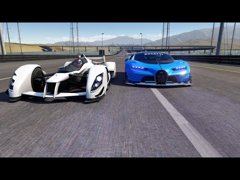 Bugatti Vision GT vs Red Bull X2010 at Special Stage Route X - YouTube
