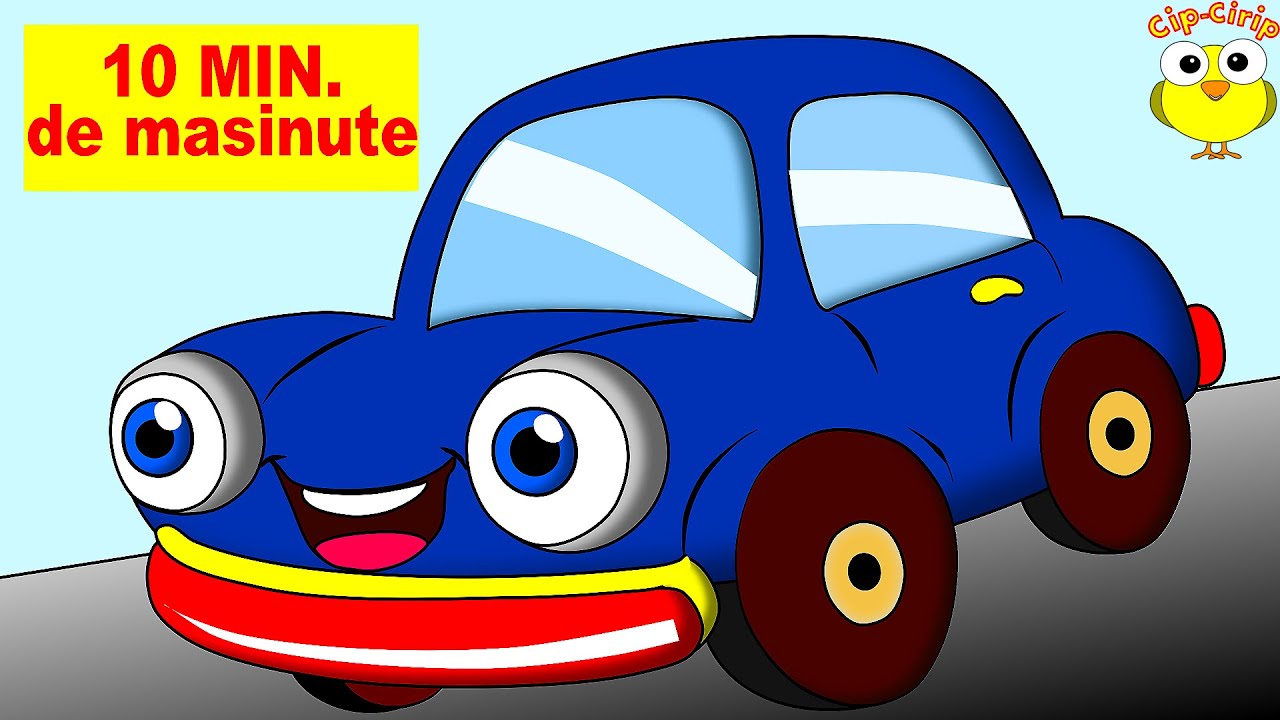 10 MIN de masini si tractorase pentru copii 🚗🚗🚗 (Cantece si desene ...
