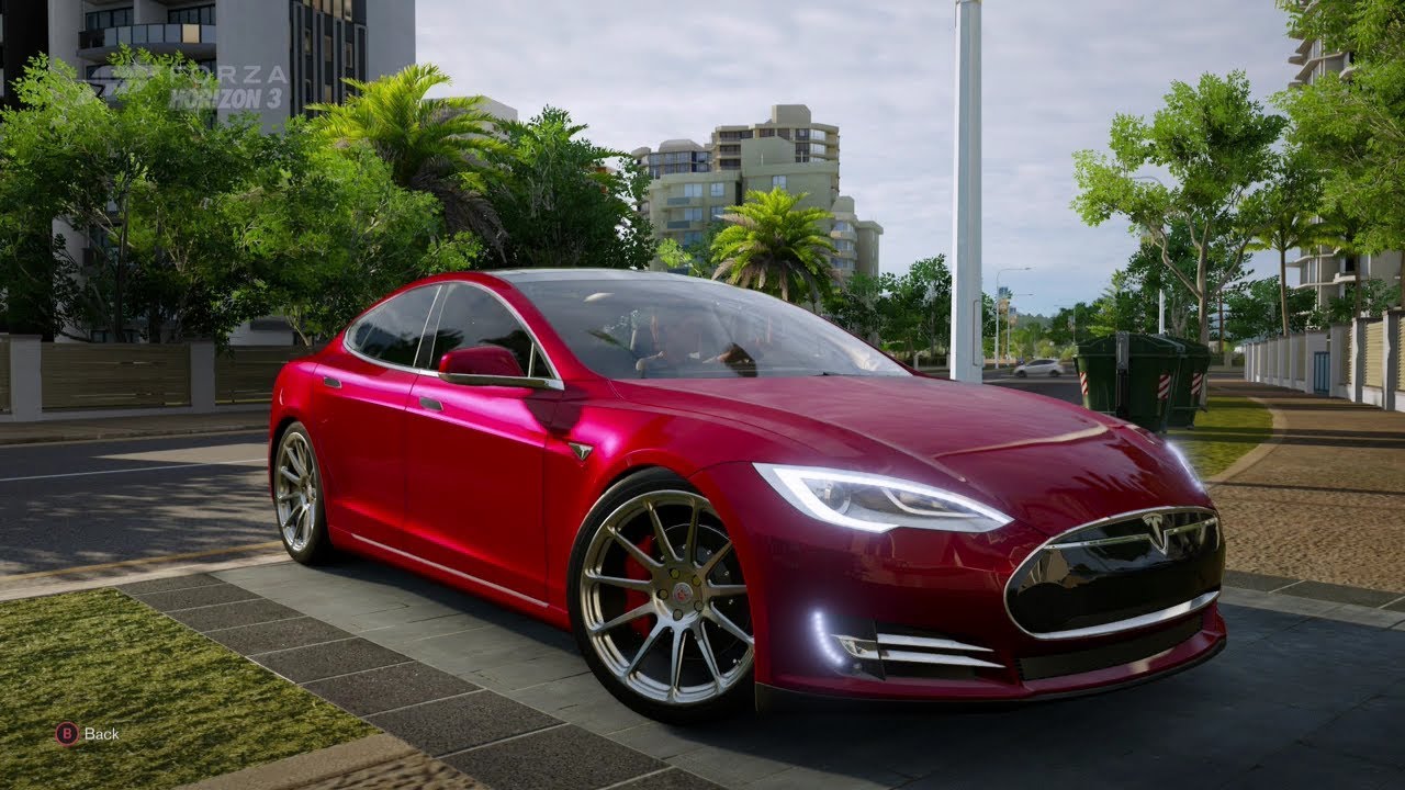 Forza Horizon 3| 2016 TESLA MODEL S P90D [V8 Killer] - YouTube