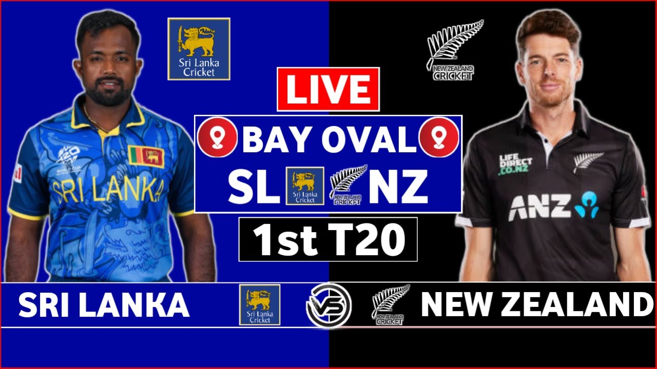 New Zealand vs Sri Lanka 1st T20I Live Scores | NZ vs SL 1st T20I Live ...